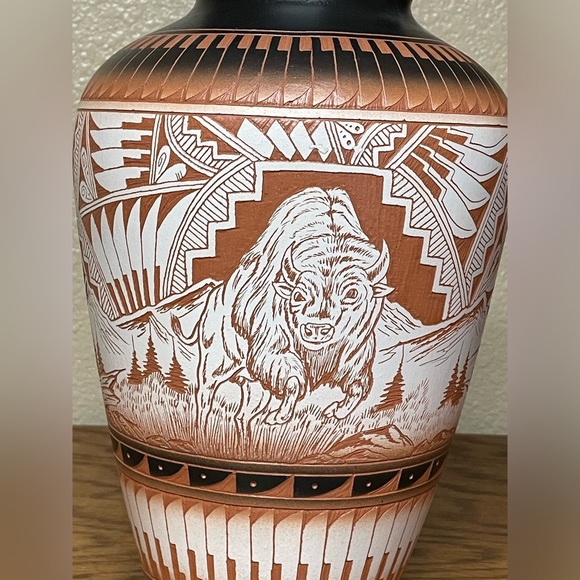 James Benally | Accents | James Benally Etched Navajo Native American ...